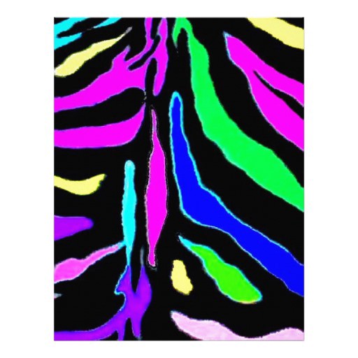 Print , Colored Zebra Print Background , Multi Colored Zebra Print ...