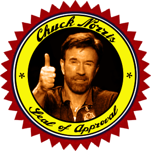 Chuck Norris Approved Logo