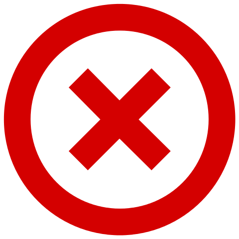 File:No Cross.svg - Wikipedia - ClipArt Best - ClipArt Best