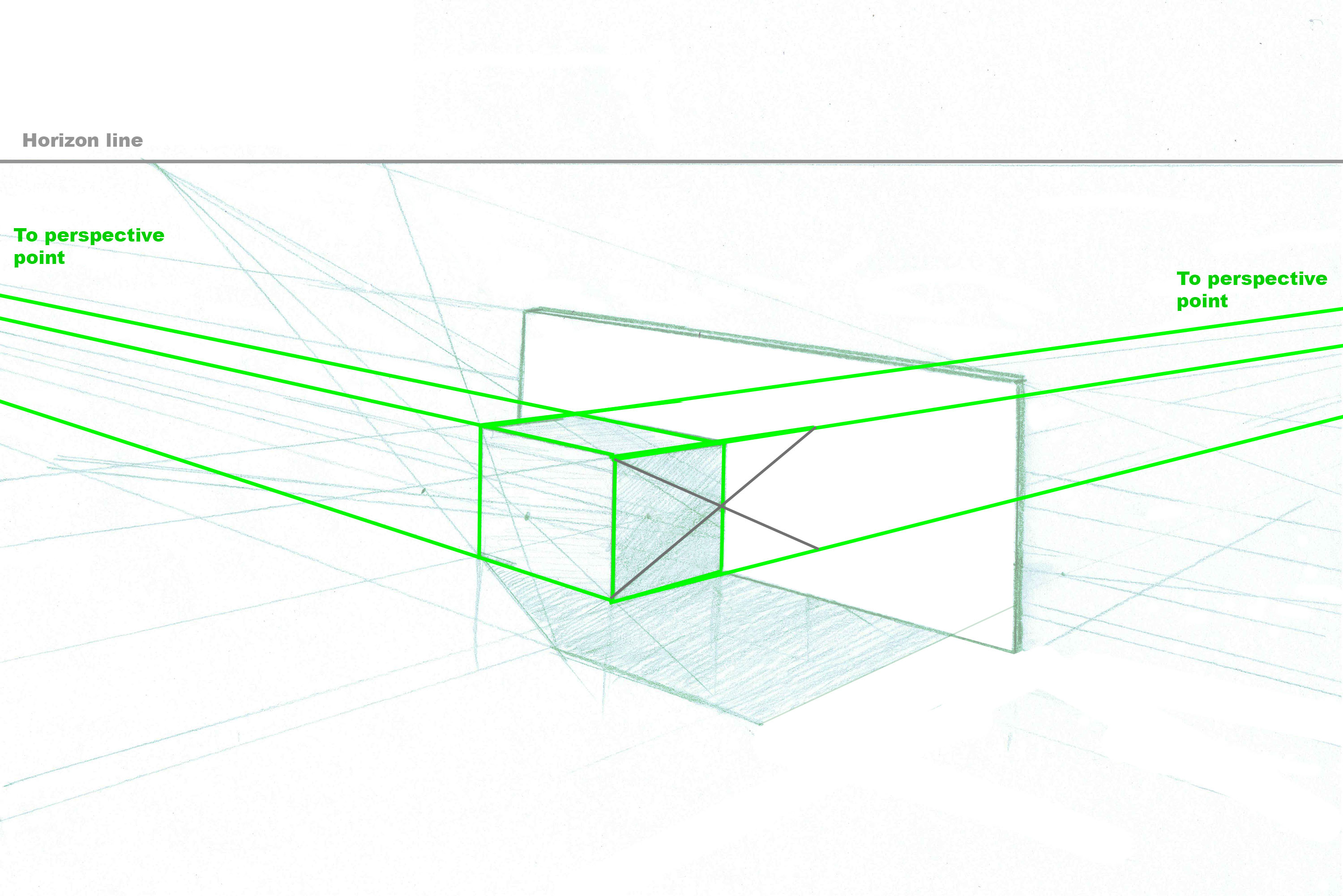 Reflections In Perspective Drawing- Art Technique – Architecture ...