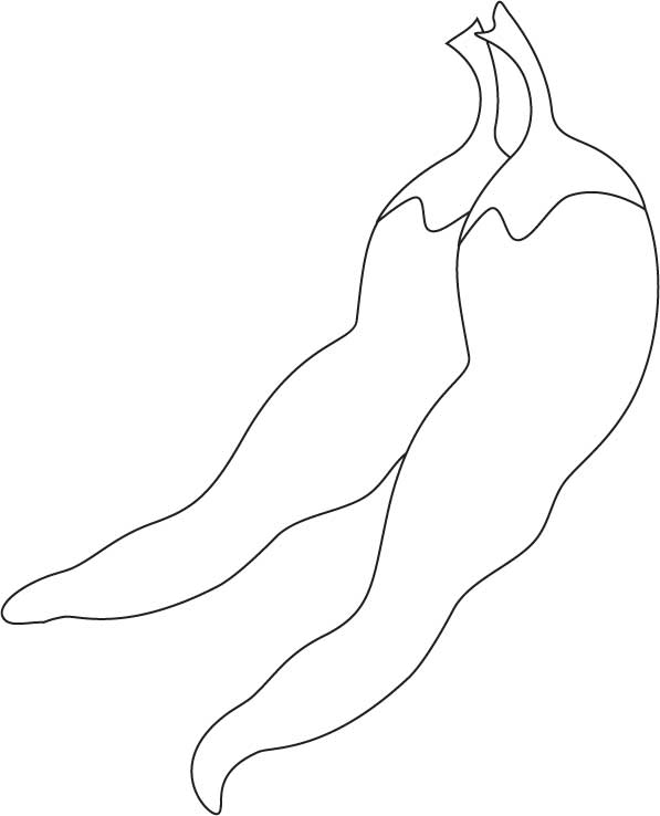 Chilli Coloring Coloring Pages