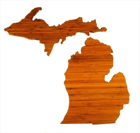 State Of Michigan Shape - ClipArt Best