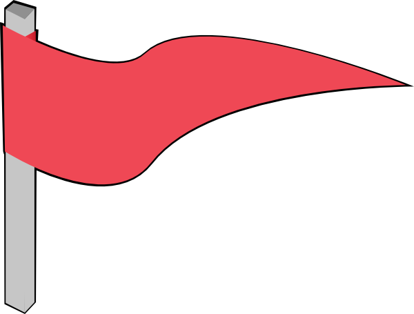 Red Flag Clip Art - vector clip art online, royalty ... - ClipArt Best ...