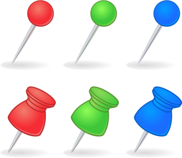 paper pins - vector Clip Art - ClipArt Best - ClipArt Best