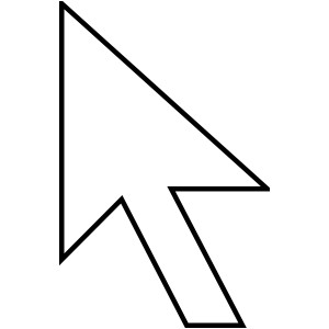 Cursor Arrow clip art - vector clip art online, royalty free ...