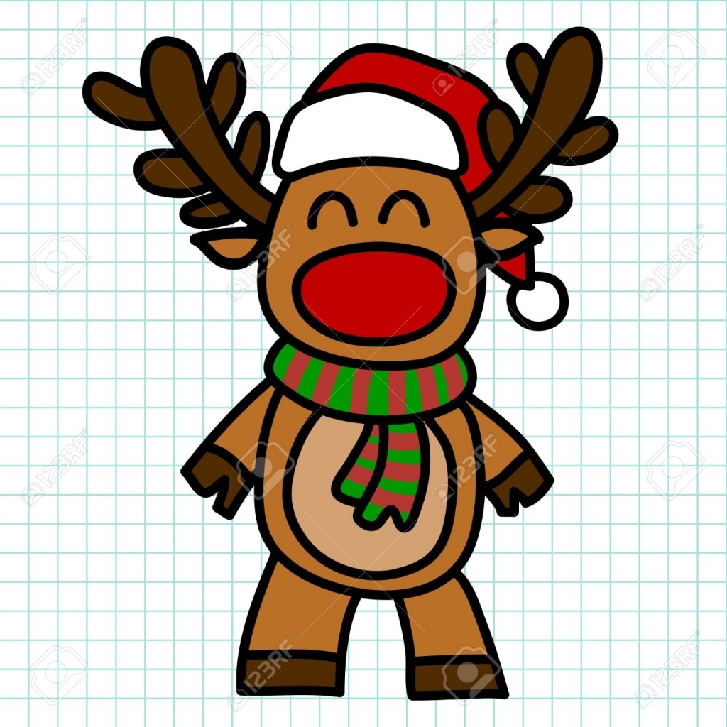 Cartoon Rudolph Draw - Drawing Arts - ClipArt Best - ClipArt Best