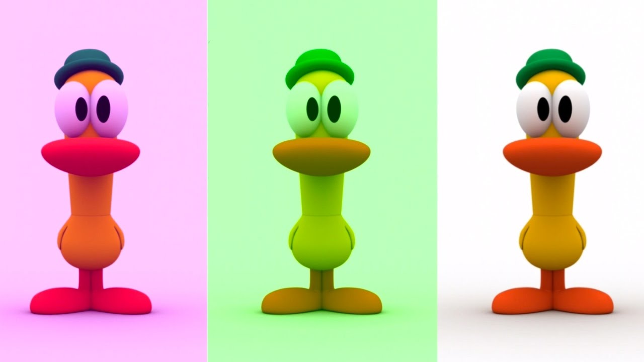 Talking Pato Funny Colors Compilation for Children - YouTube - ClipArt ...