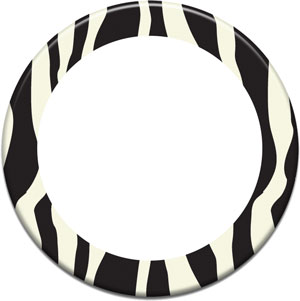 Custom Buttons | Zebra Print Custom Buttons Pins - ClipArt Best ...