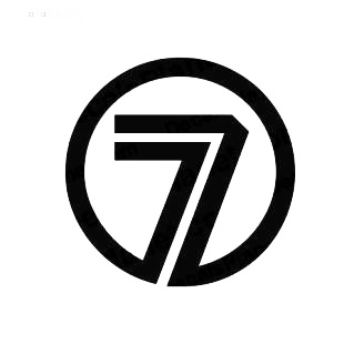 Tv channel seven famous logos decals, decal sticker #1859 - ClipArt ...