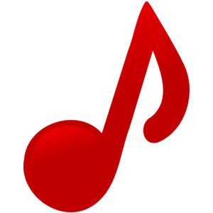 Red Music Note clip art - Polyvore - ClipArt Best - ClipArt Best