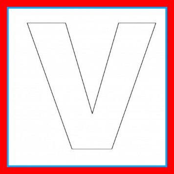 Alphabet Letter V Template and Letter 'V' Song | Kiboomu Kids Songs ...