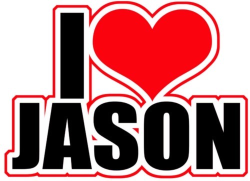 I Love Jason Sign