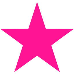 Deep pink star icon - Free deep pink star icons - ClipArt Best ...