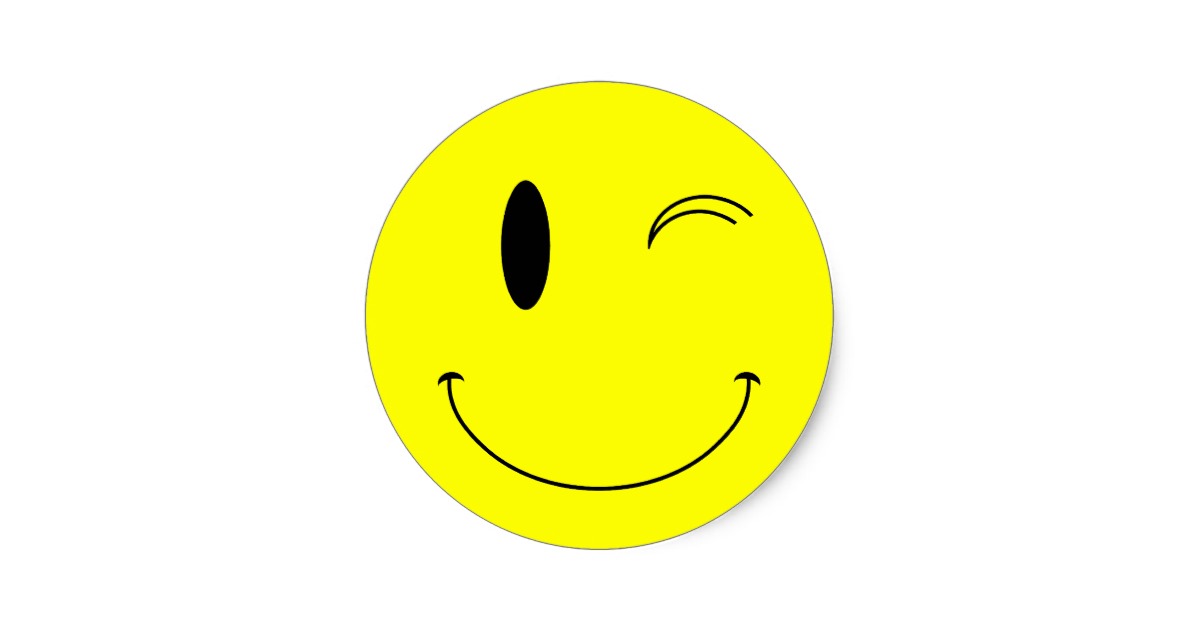 Yellow Winking Face - ClipArt Best