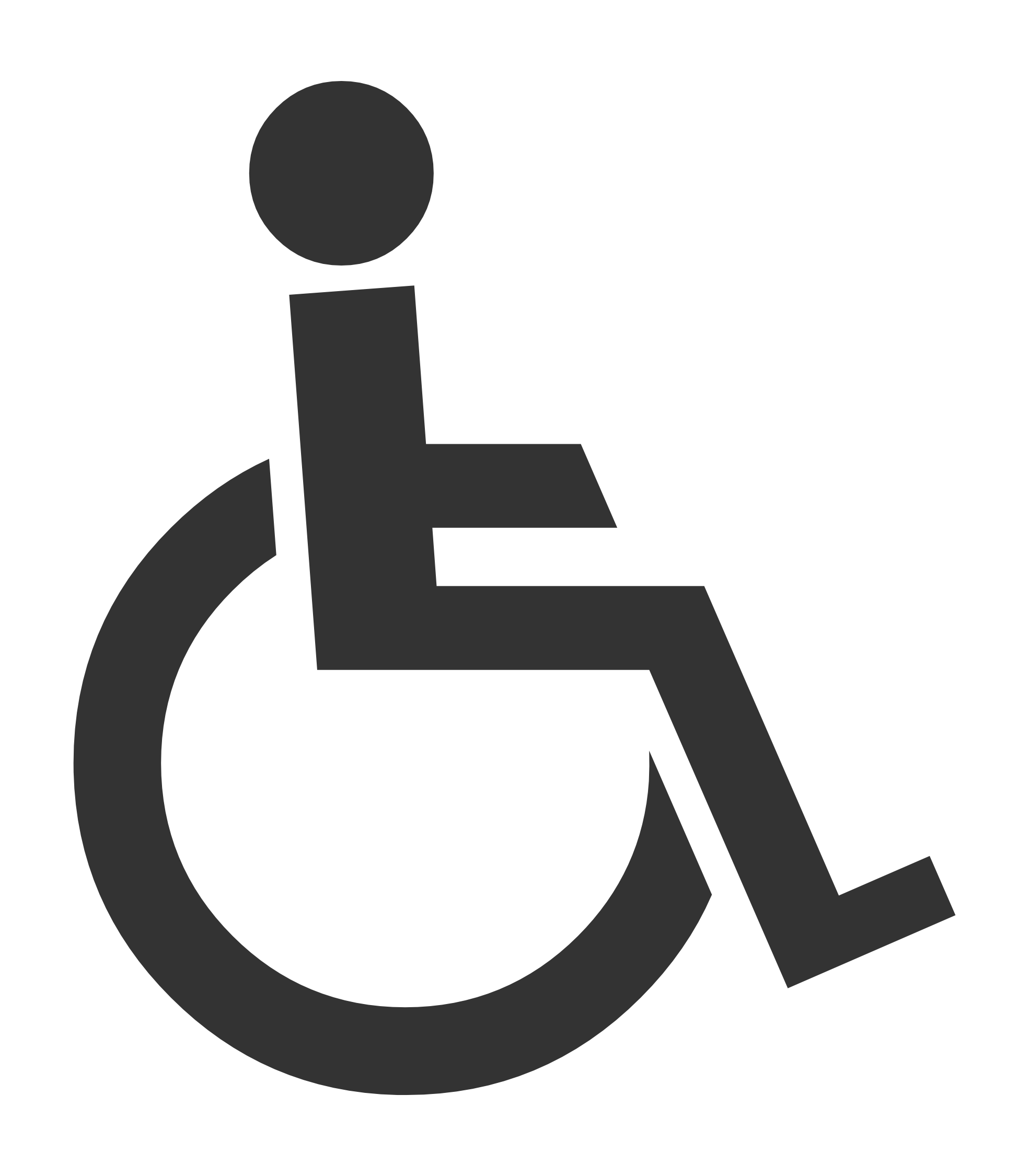 Clip Art: the Symbol of Disabled man September ... - ClipArt Best ...