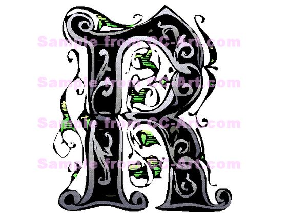 Letter Art R - ClipArt Best
