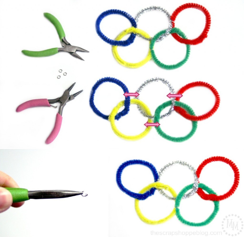 Olympic rings clip art
