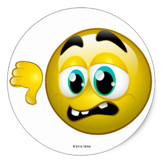 Thumbs Down Stickers | Zazzle - ClipArt Best - ClipArt Best
