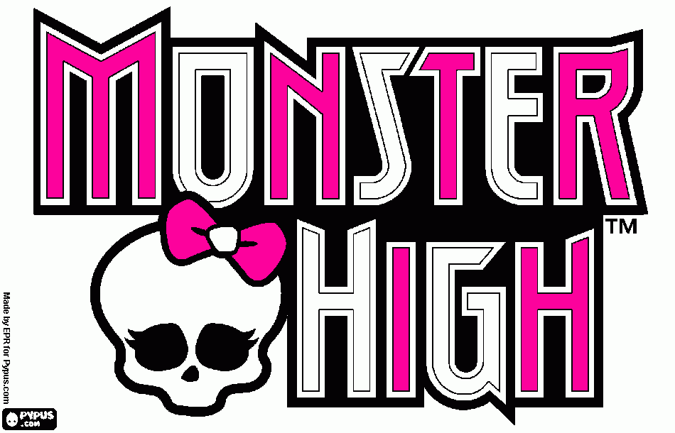 Monster High Logo Coloring Pages Image Search Results | Company Logos ...