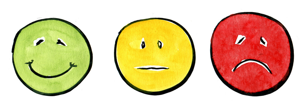 Green, yellow and red smiley | happy smiley and not so happy… | Flickr ...
