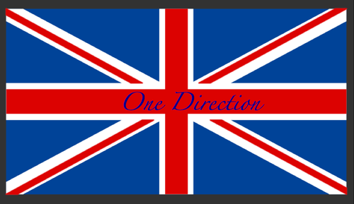 One Direction Symbol British Flag