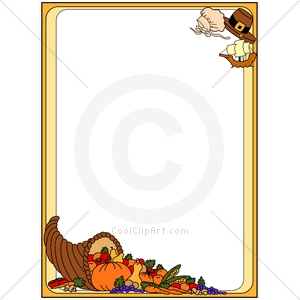 Free Thanksgiving Clip Art Borders - ClipArt Best