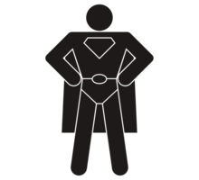Stickman Superman - ClipArt Best
