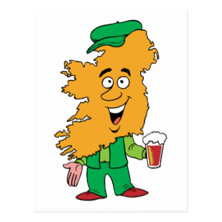 Cartoon Ireland Postcards | Zazzle - ClipArt Best - ClipArt Best