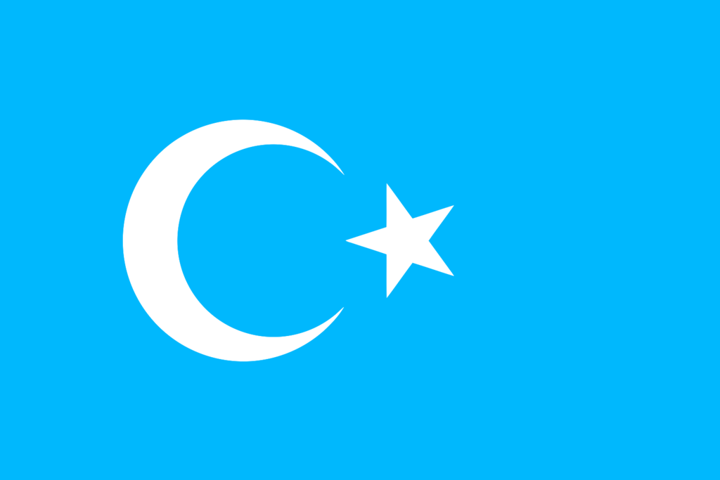 East Turkestan Flag | Chinese Islamic Calligraphy - ClipArt Best ...