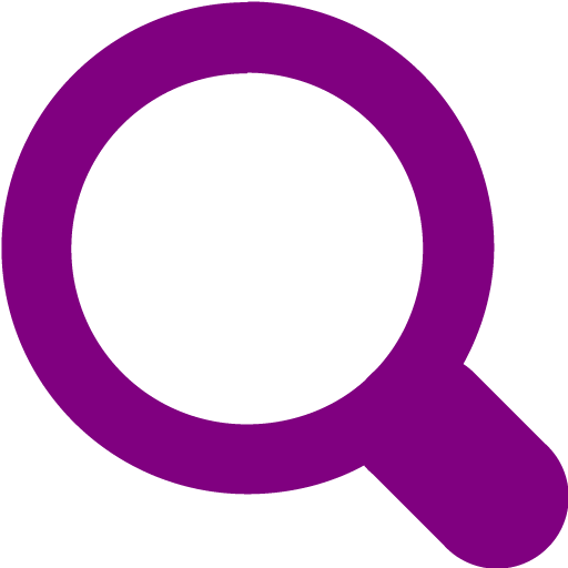 Purple magnifying glass 3 icon - Free purple magnifying glass icons ...