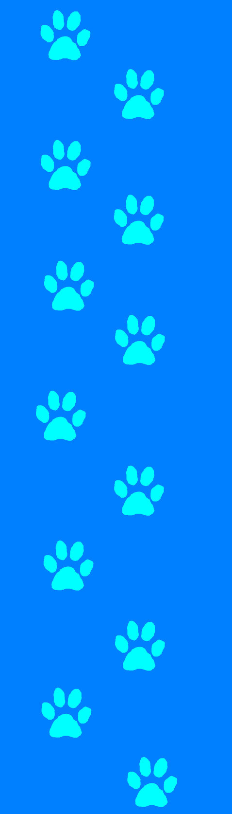 Blue Dog paw print Custom box background by Kawaii-0kami on DeviantArt ...