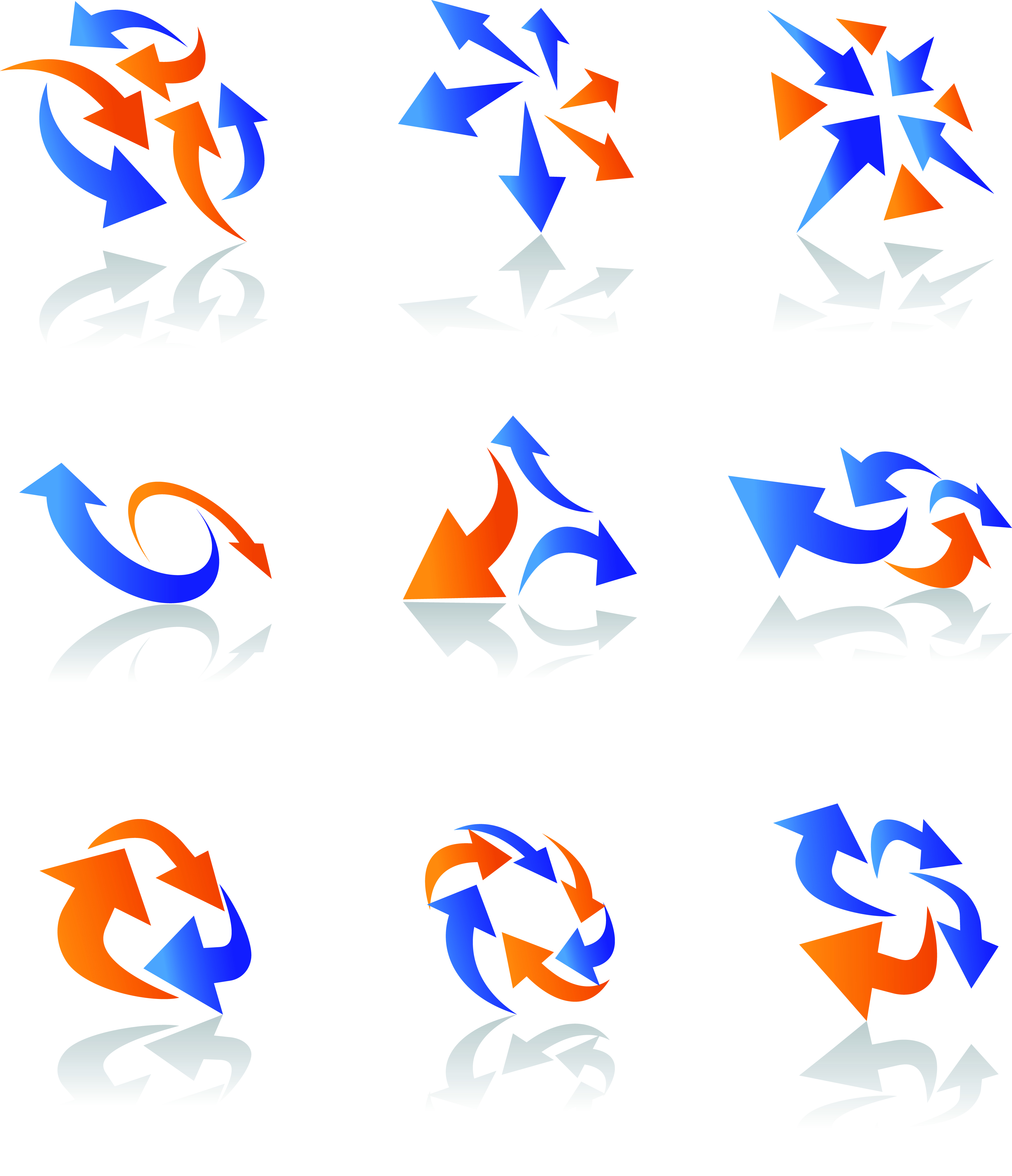 Dynamic arrow icons 01 vector Free Vector - ClipArt Best - ClipArt Best