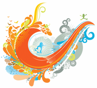 Funky Sport Background Vector Free Download - ClipArt Best - ClipArt Best