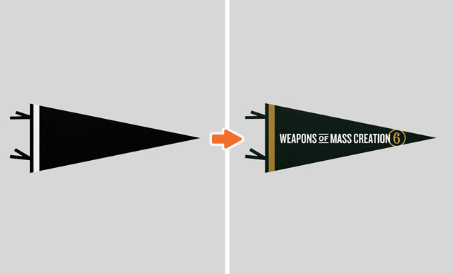 Free Pennant Mockup Template - ClipArt Best - ClipArt Best