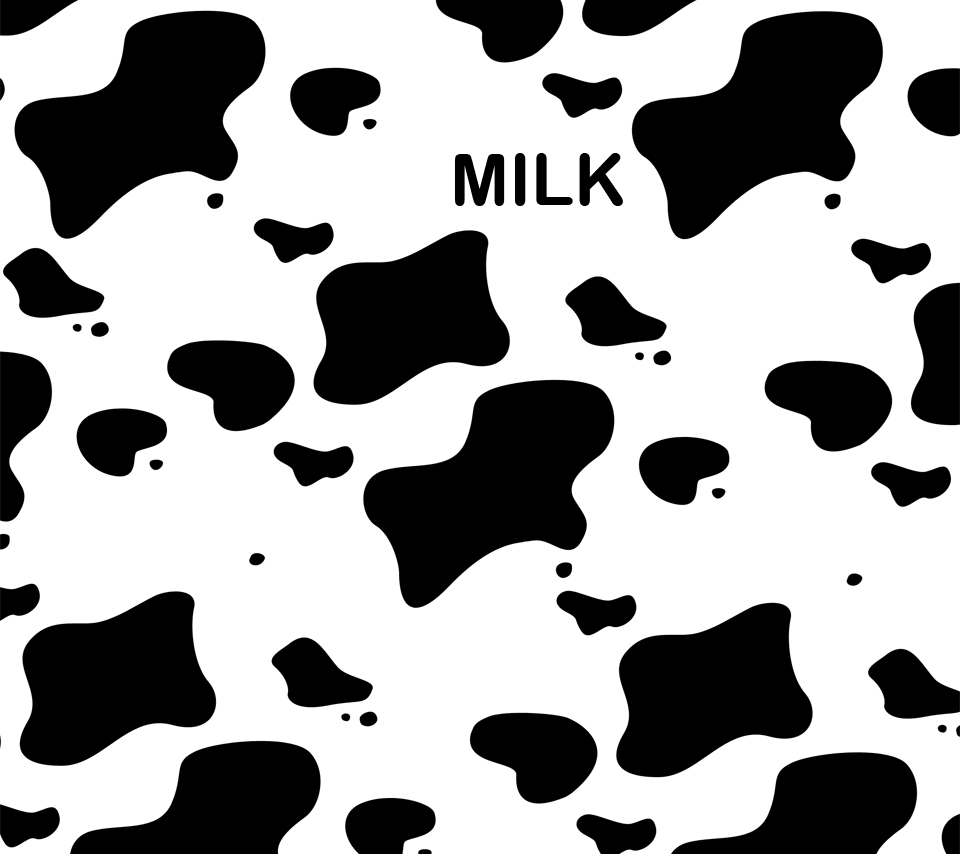 Patterns Black And White Milk Milk Cow Wallpaper Background Design ...