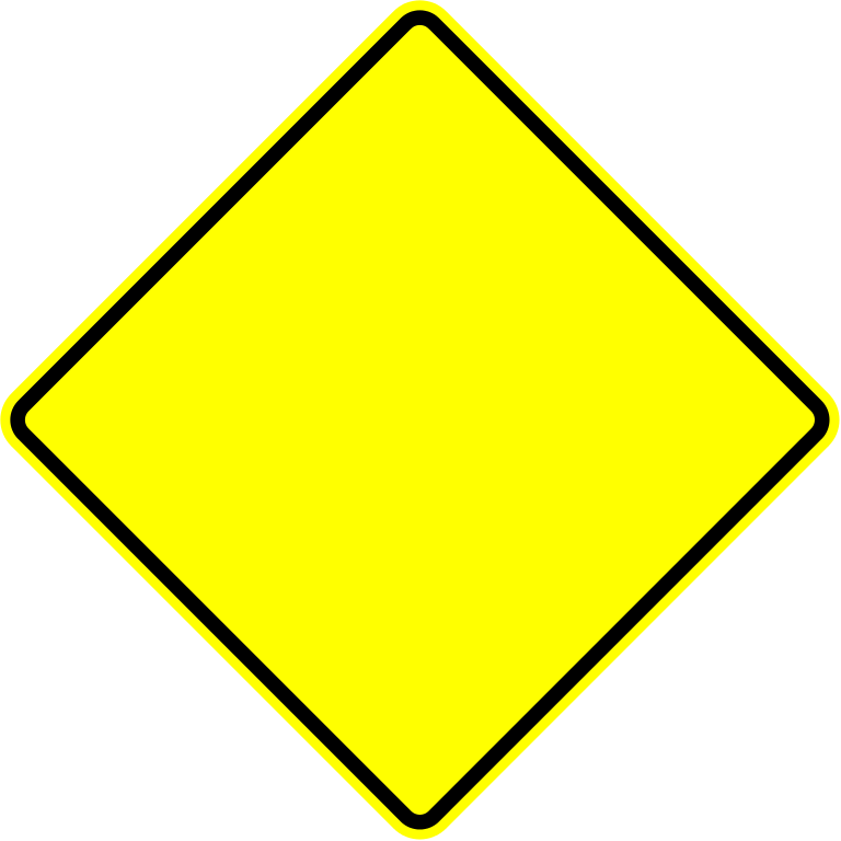 File:Diamond warning sign (fluorescent yellow).svg - ClipArt Best ...