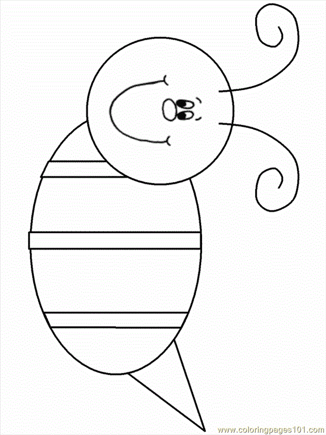Coloring Pages Bumblebee (Insects > Bumblebee) - free printable ...