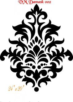 Printable Damask Pattern - ClipArt Best